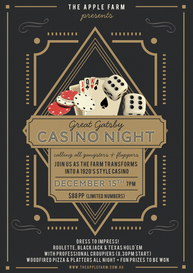 Great Gatsby Casino Night | The Apple Farm